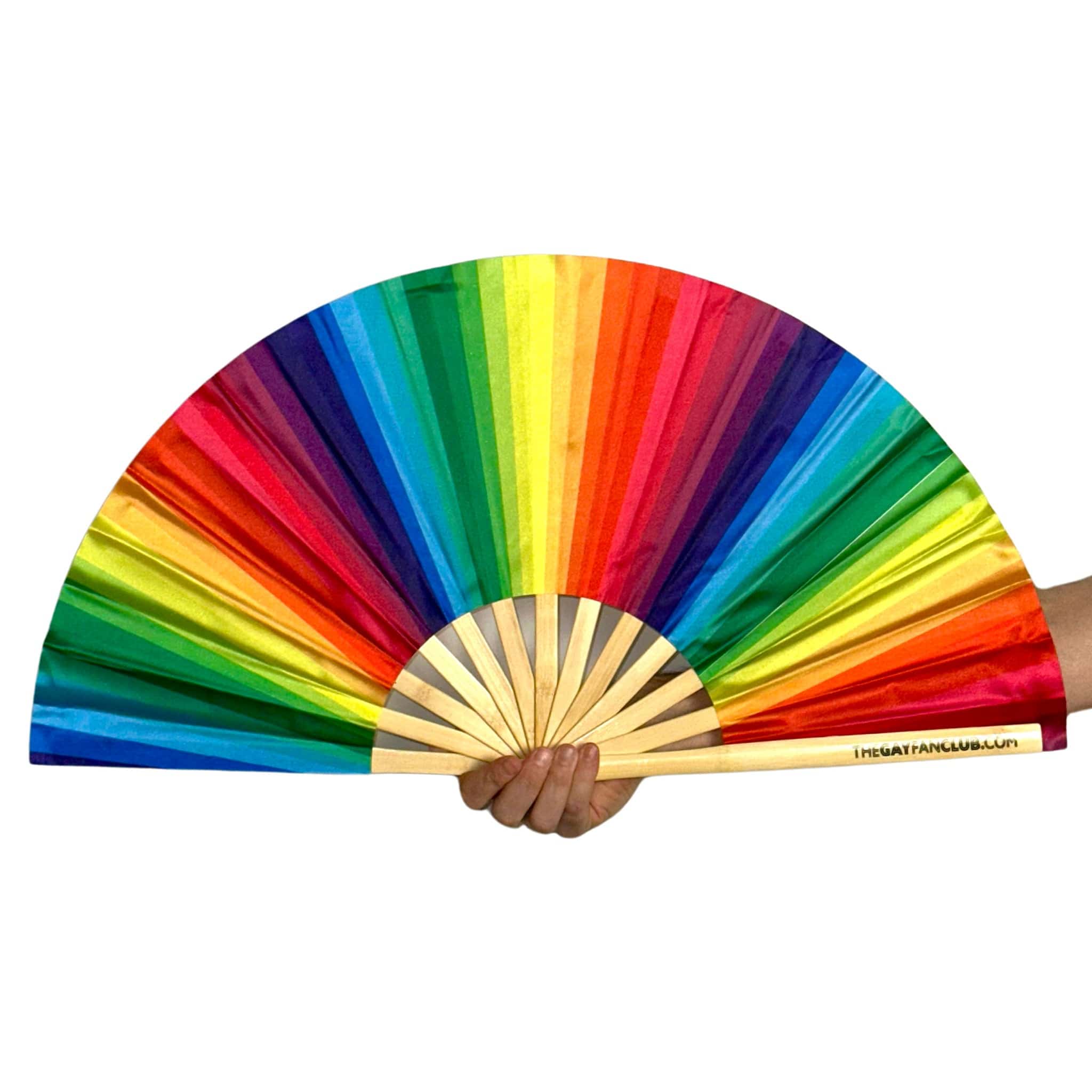 Clack Hand Fan - LGBTQ Pride Rainbow – Pegasus Pride