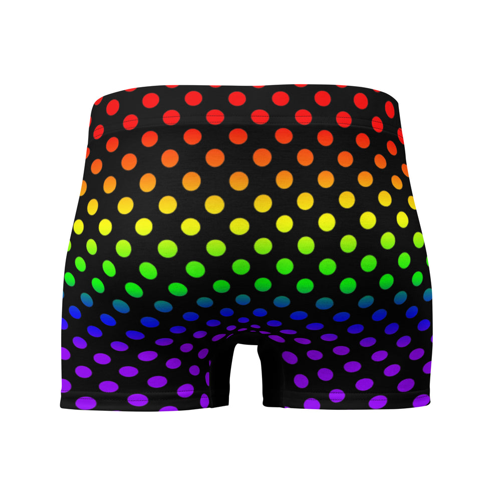 LGBTQ Pride Boxer Briefs - Men's Rainbow Dot Underwear | Pegasus Pride