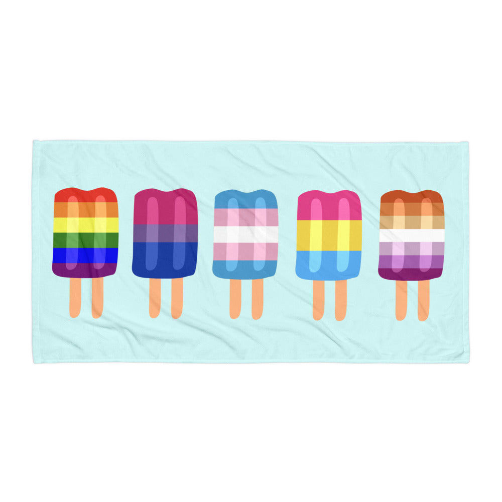 LGBTQ Pride Popsicle Beach Blanket Towel – Pegasus Pride