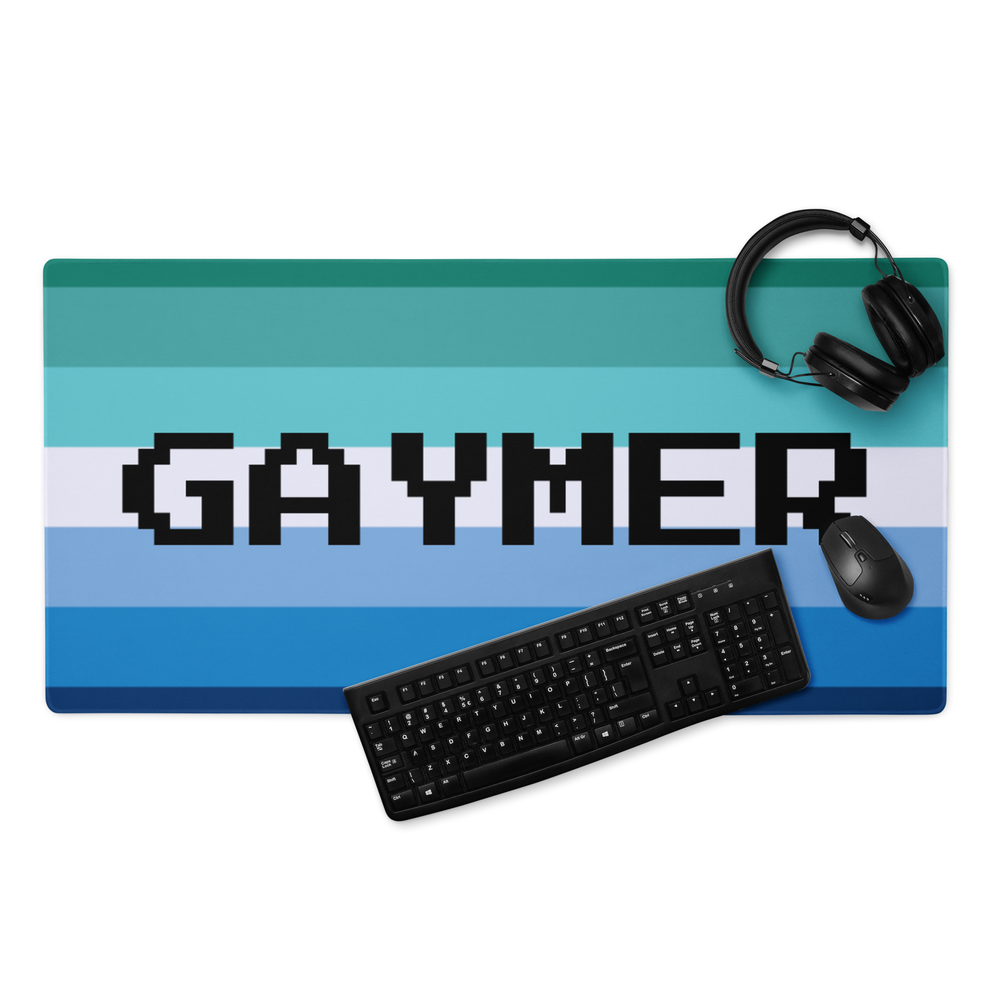 Gay MLM Gaymer Mouse Pad | Gaming Mouse Pad | 18x16 & 36x18 – Pegasus Pride